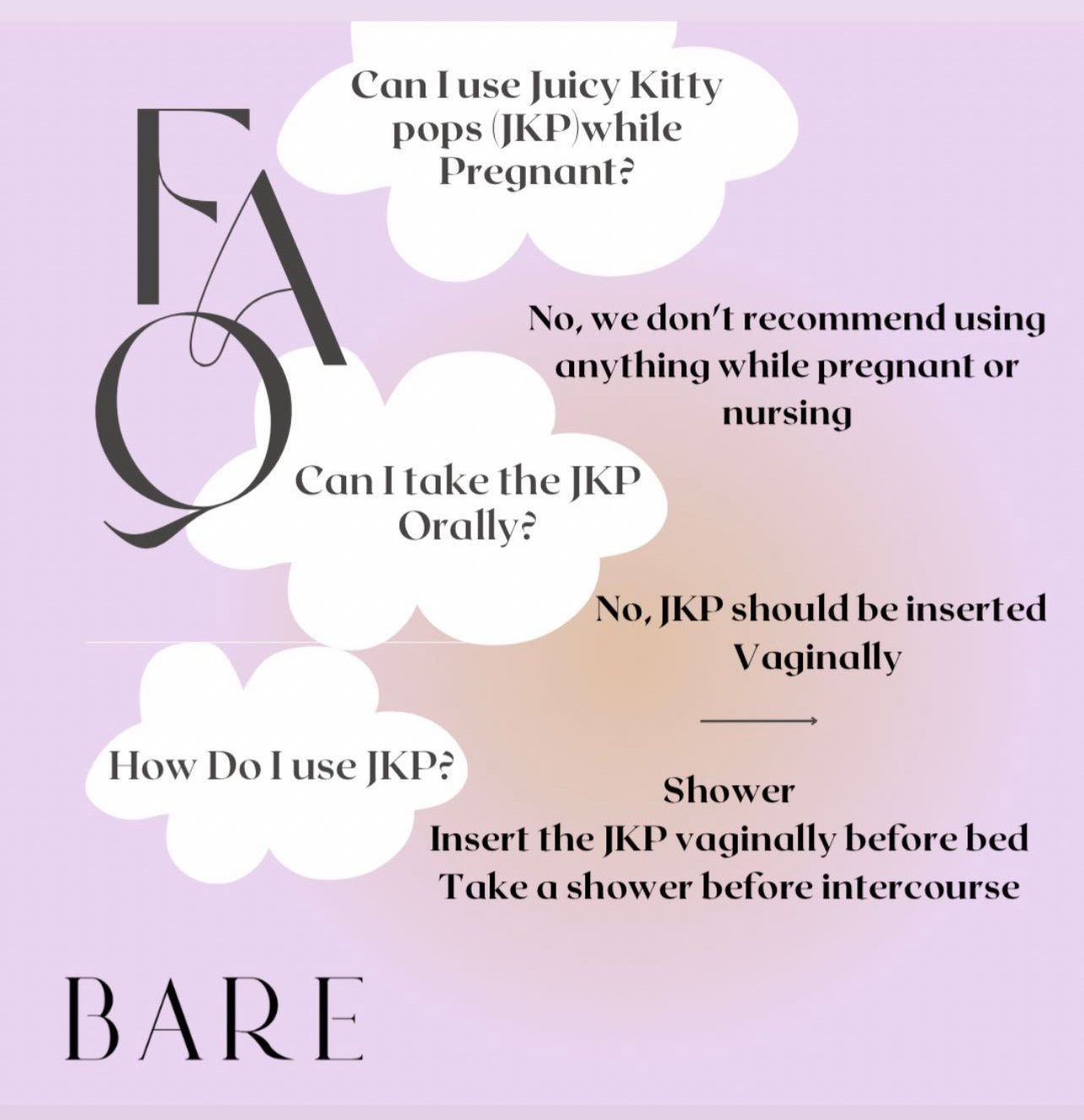 7-1 Vaginal Detox Suppositories (Juicy Kitty Pops) – Bare Obsessions